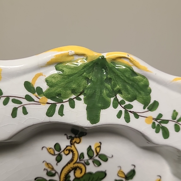 Bassano | Art | Vintage Hand Painted Majolica Plate By Bassano Made In ...